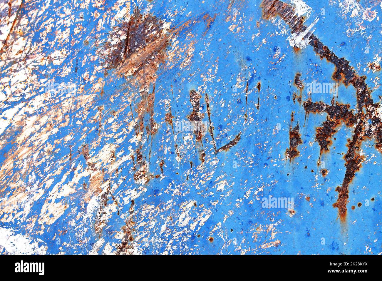 Detailed close up surface of rusty metal and steel with lots of ...