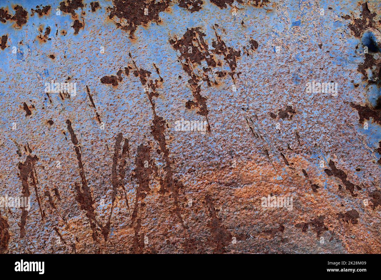 Detailed close up surface of rusty metal and steel with lots of ...