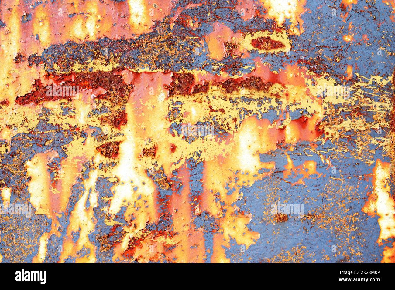 Detailed close up surface of rusty metal and steel with lots of ...