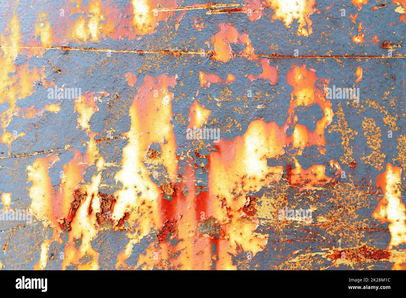 Detailed close up surface of rusty metal and steel with lots of ...