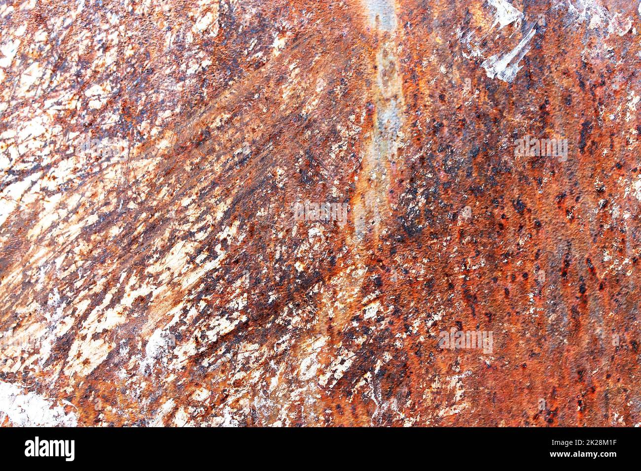 Detailed close up surface of rusty metal and steel with lots of ...