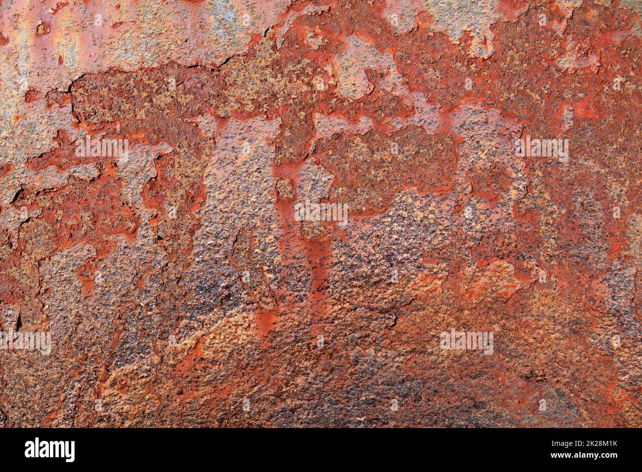 Detailed close up surface of rusty metal and steel with lots of ...