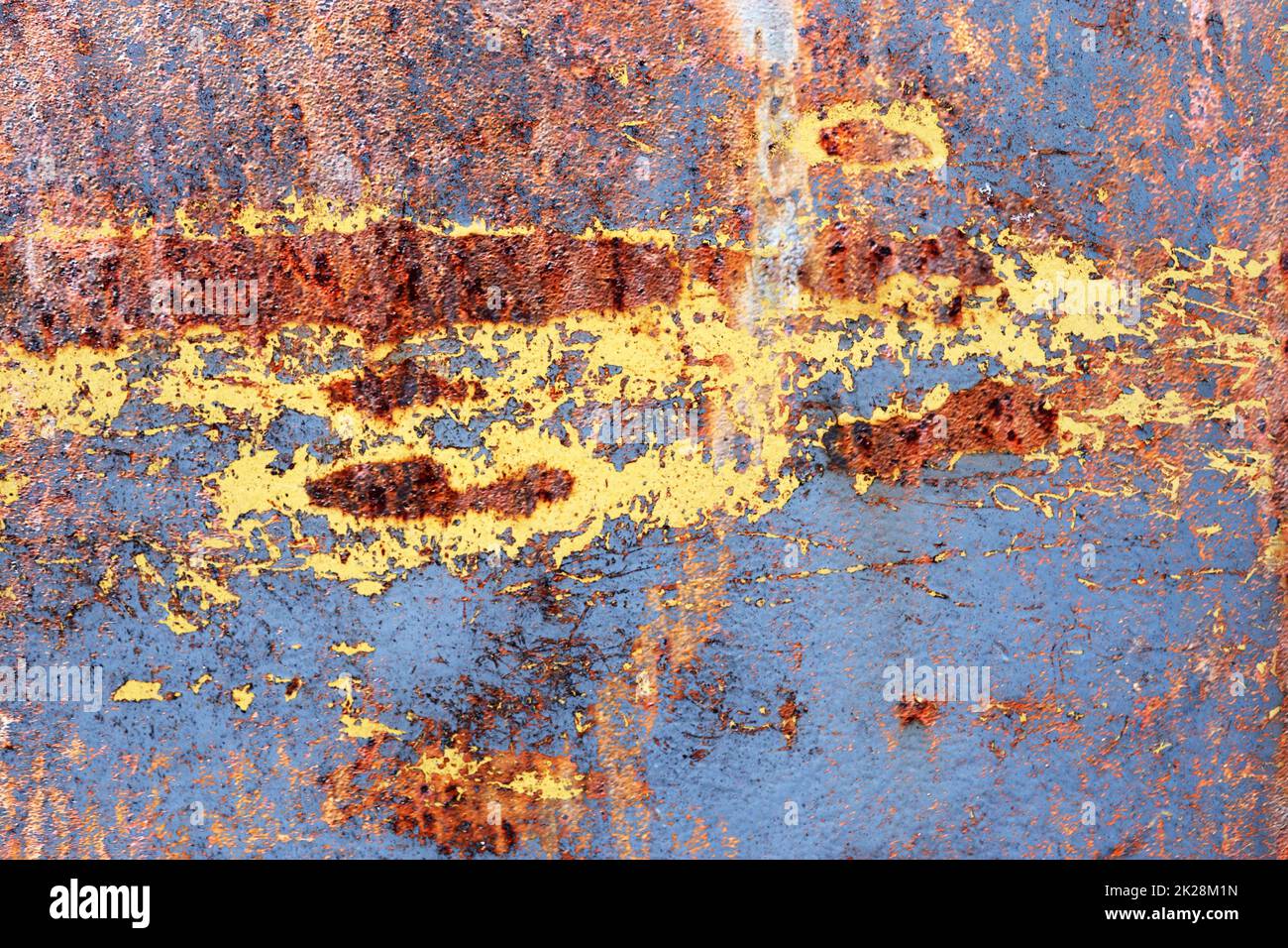 Detailed close up surface of rusty metal and steel with lots of ...