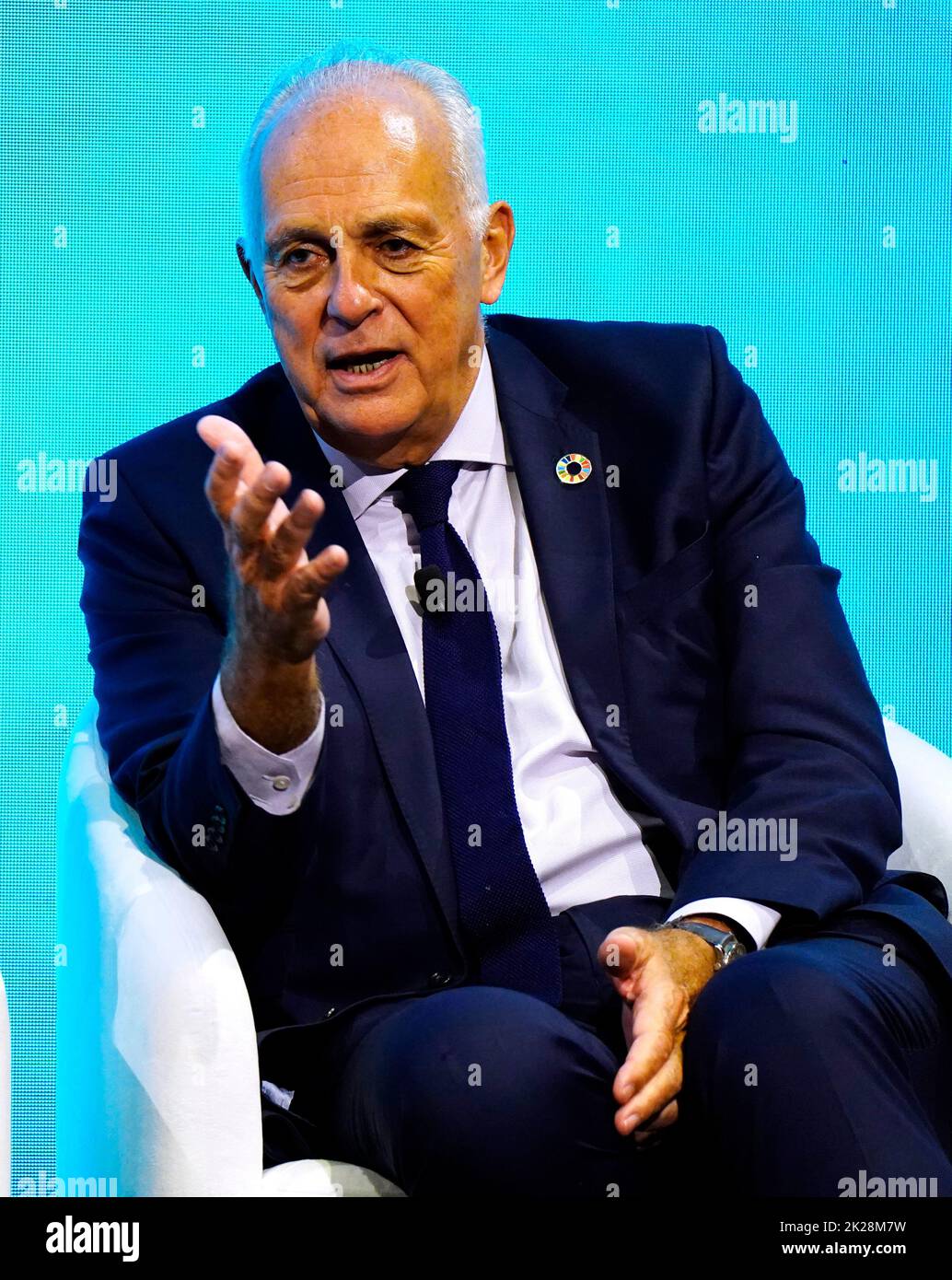 09/18/2022 New York, New York Mark Malloch-Brown speaks onstage at The ...