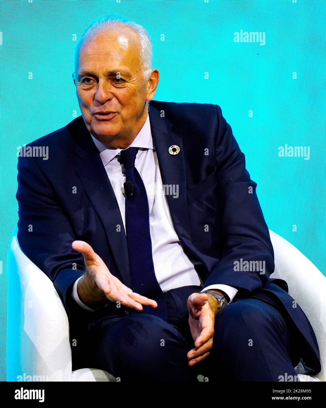 09/18/2022 New York, New York Mark Malloch-Brown speaks onstage at The ...