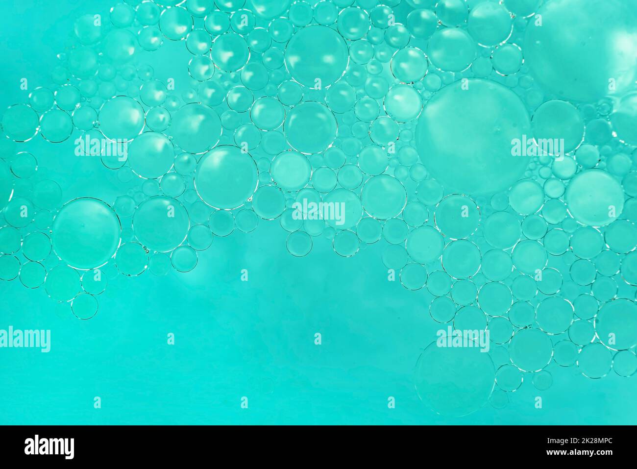 Drops of fat in water. Bubbles of fat close up.Oil Stock Photo - Alamy