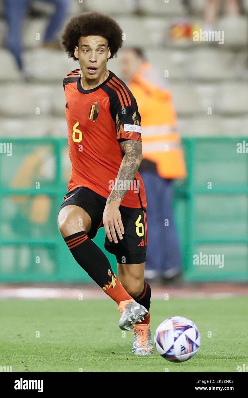 Brussels, Belgium, 22 September 2022, Belgium's Axel Witsel pictured in ...