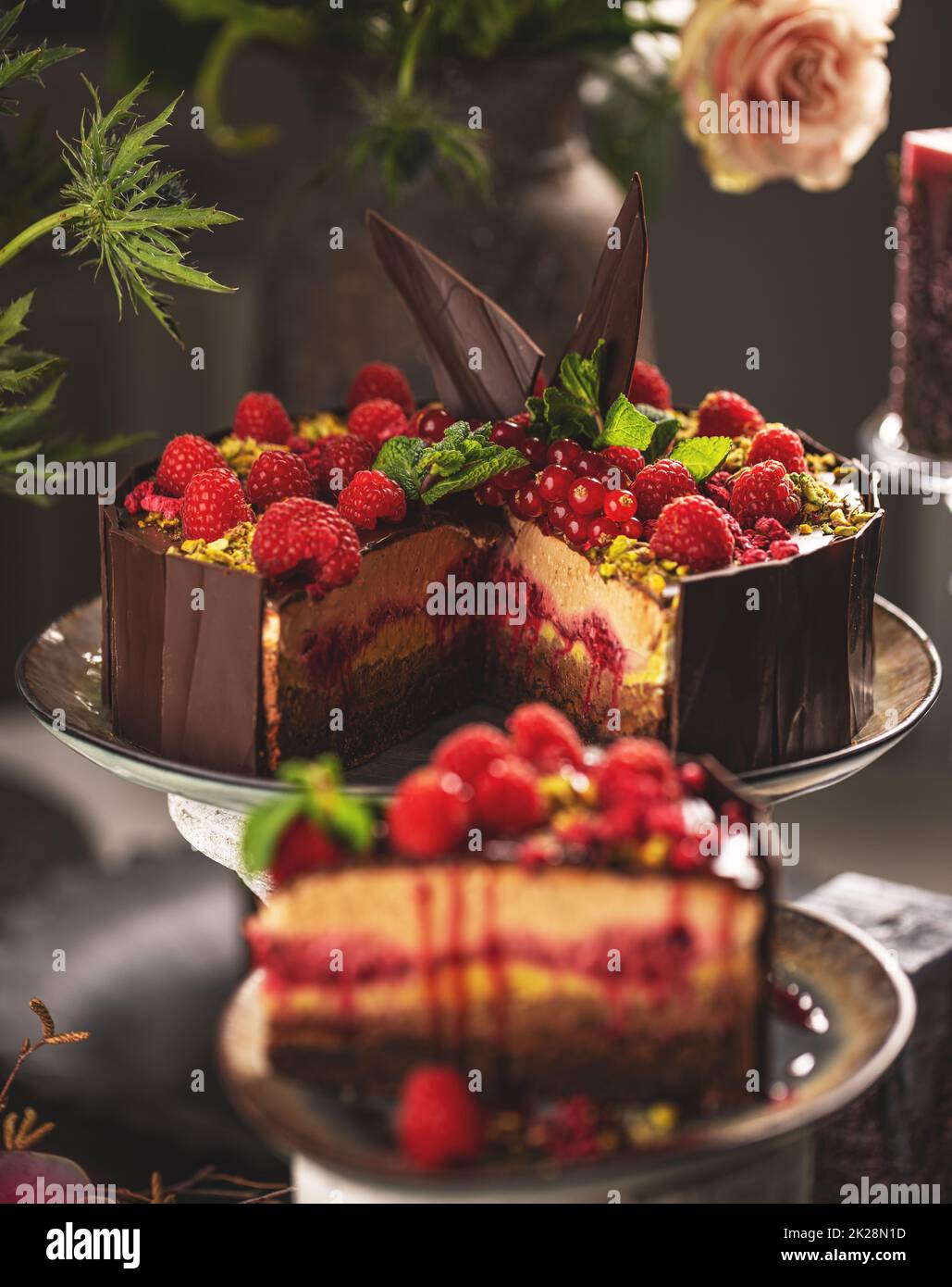 Still life with cake hi-res stock photography and images - Alamy