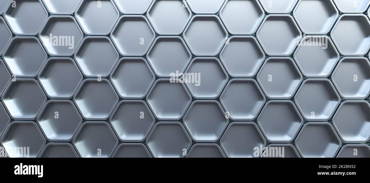metal hexagonal cell geometric background Stock Photo - Alamy