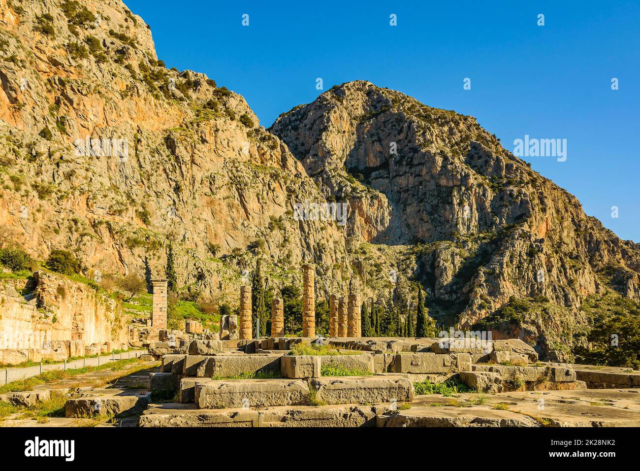 Delphi Sanctuary, Phocis, Greece Stock Photo - Alamy