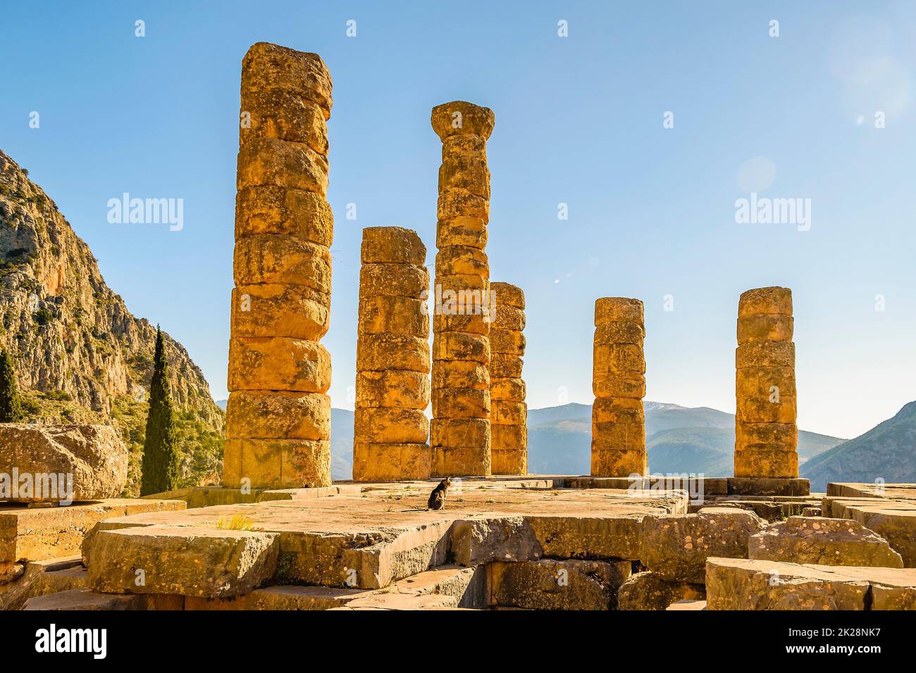 Delphi Sanctuary, Phocis, Greece Stock Photo - Alamy
