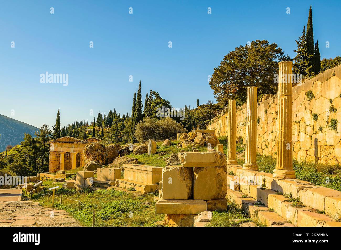 Delphi Sanctuary, Phocis, Greece Stock Photo - Alamy