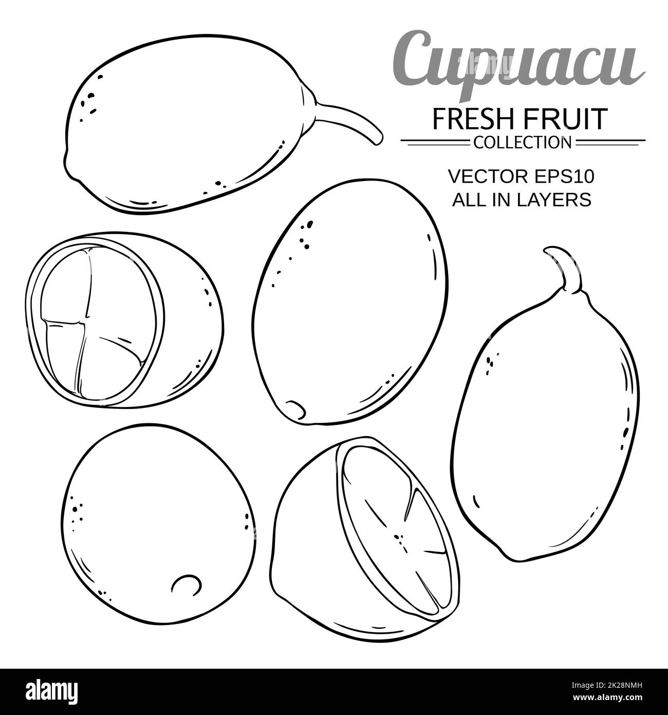 Fresh fuit Black and White Stock Photos & Images - Alamy