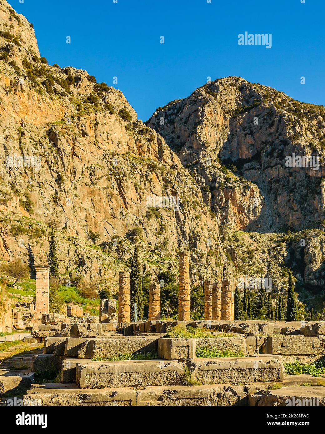 Delphi Sanctuary, Phocis, Greece Stock Photo - Alamy