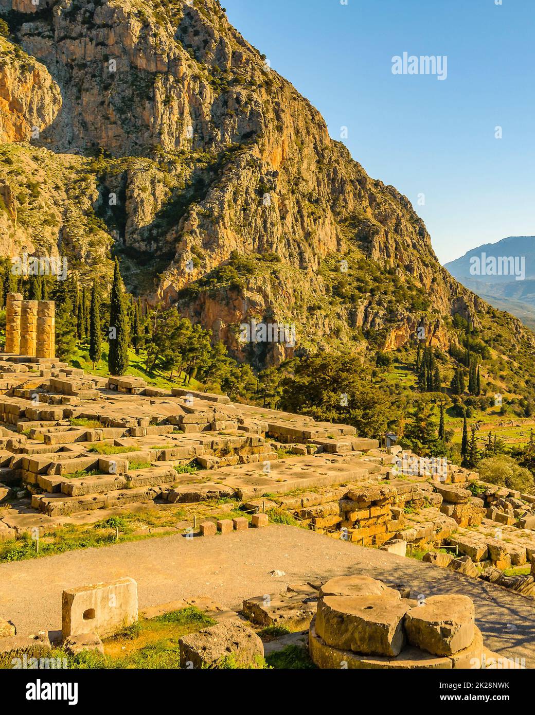 Delphi Sanctuary, Phocis, Greece Stock Photo - Alamy