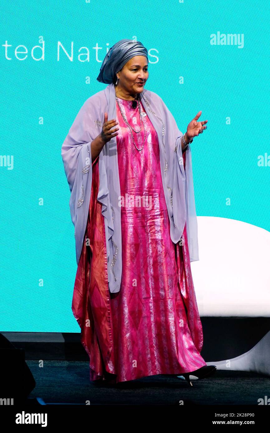 09/19/2022 New York, New York Deputy Secretary General United Nations ...