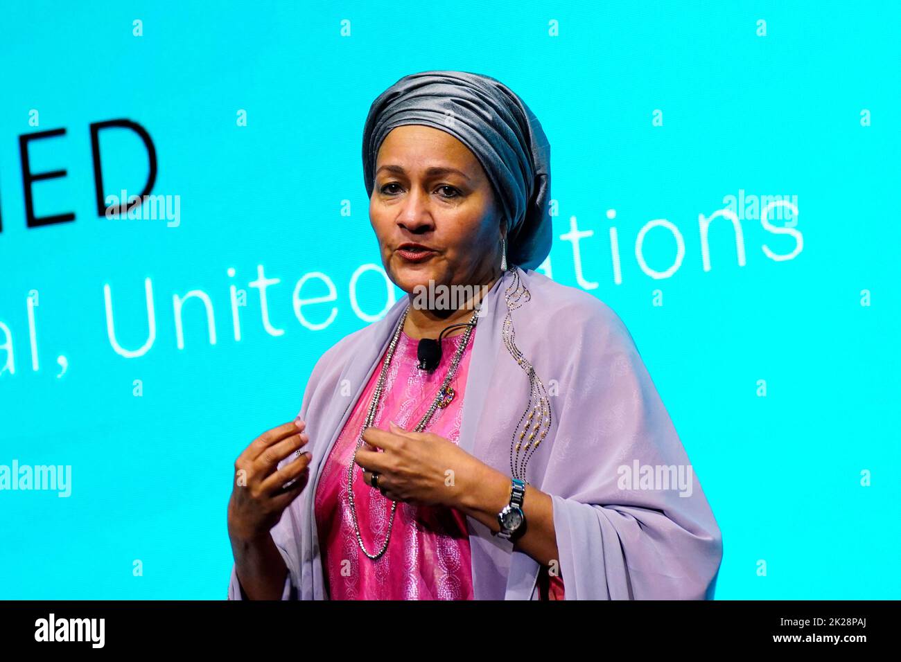 09/19/2022 New York, New York Deputy Secretary General United Nations ...