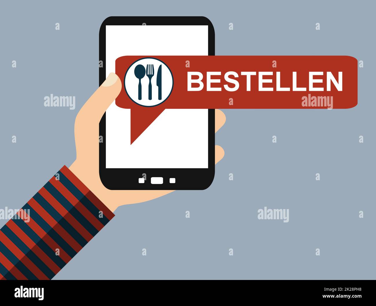 Tablet food order icon hi-res stock photography and images - Alamy