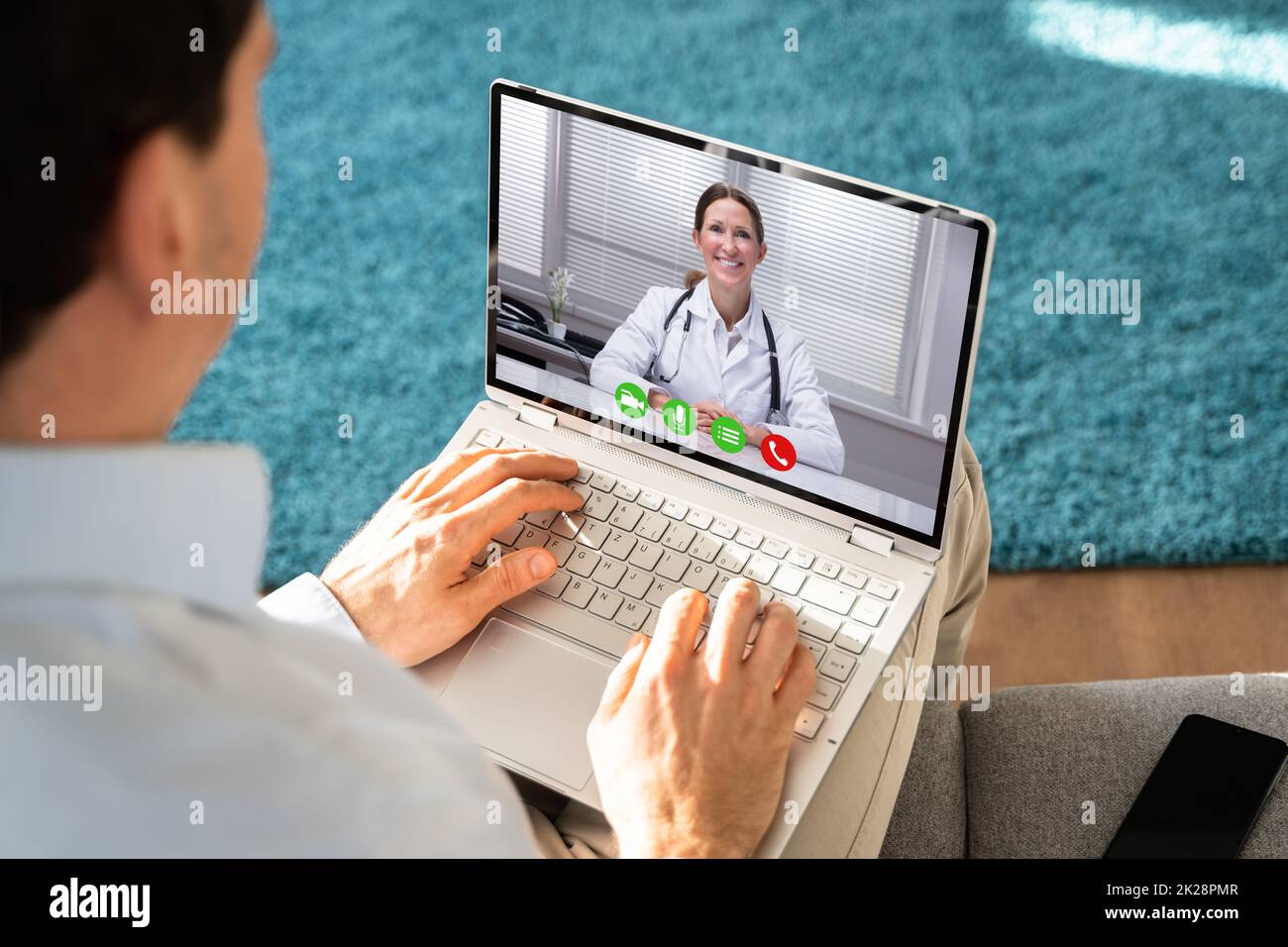 Telemedicine webcam hi-res stock photography and images - Alamy