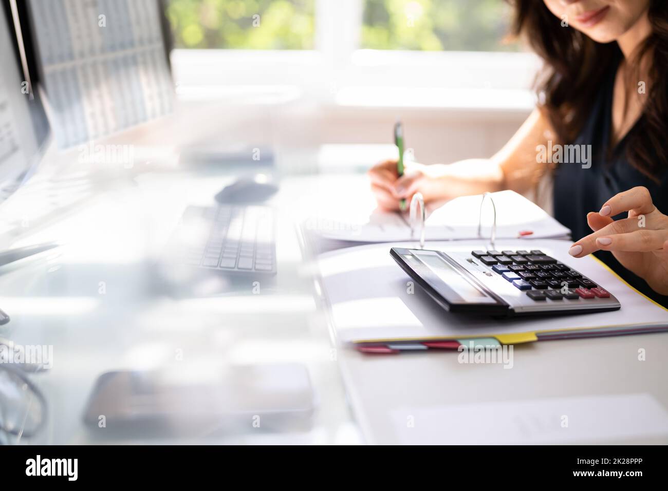 Tax Accountant Ledger Public Record Stock Photo - Alamy