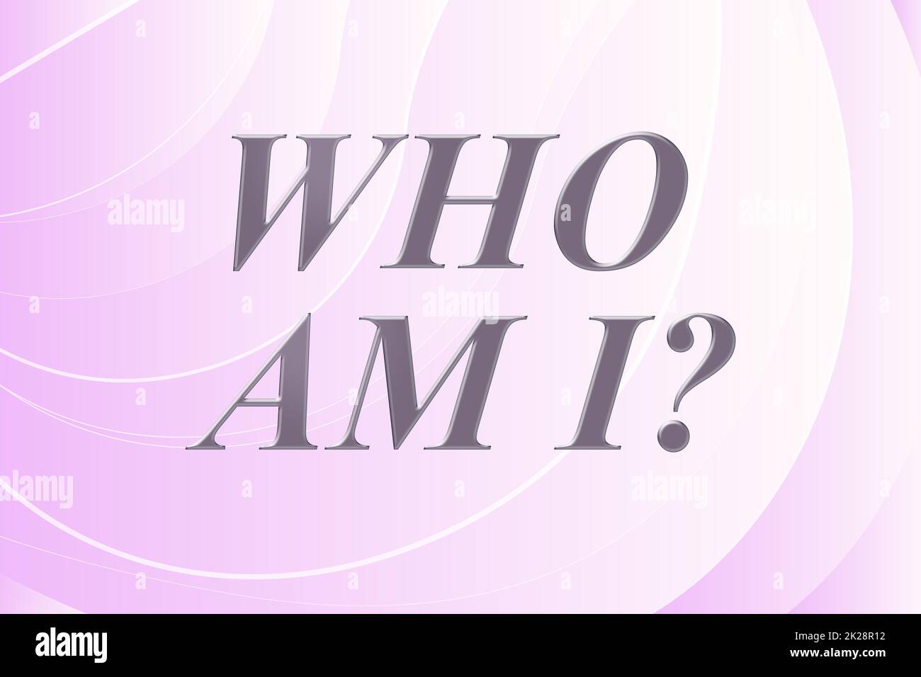 Text sign showing Who Am Iquestion. Business idea Who Am Iquestion Line ...