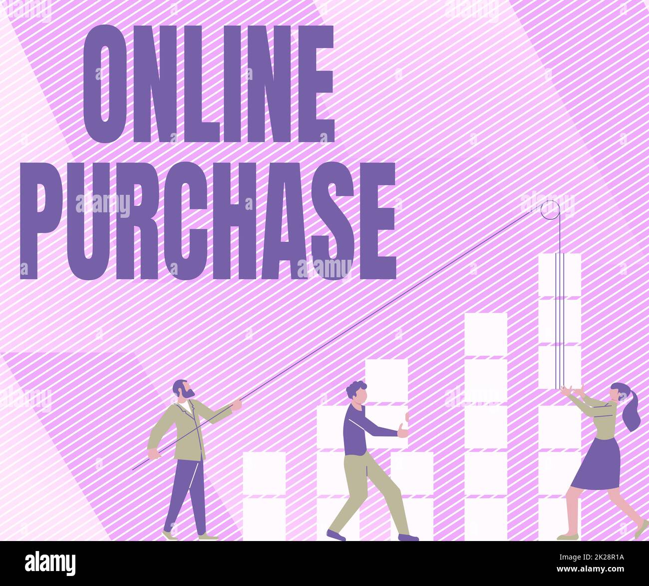 Conceptual display Online Purchase. Business showcase Purchases ...