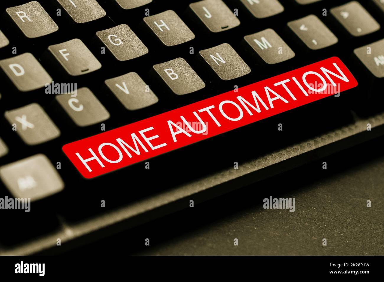 Handwriting Text Home Automation Business Showcase Monitoring The