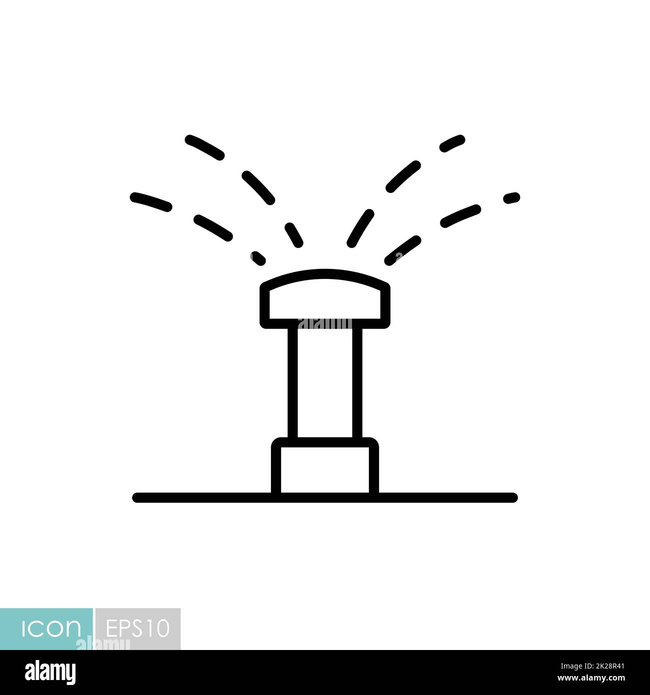 Water sprinkler vector hi-res stock photography and images - Alamy