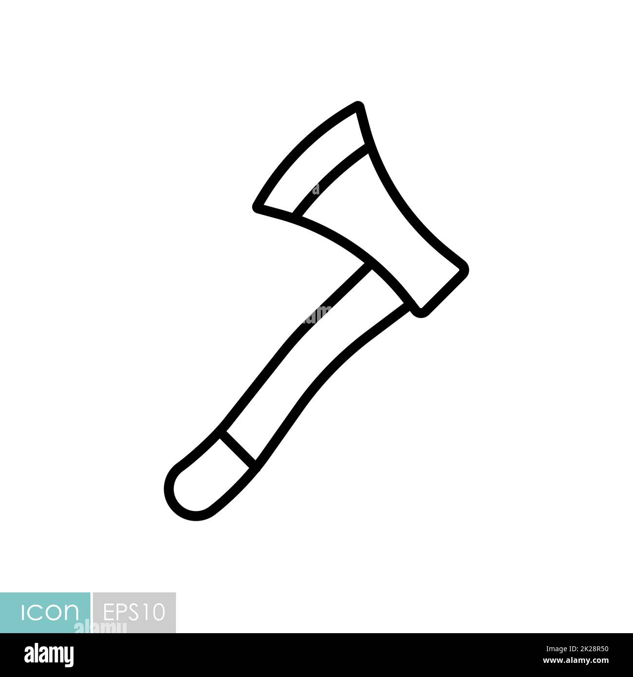 Wood ax illustration vector hi-res stock photography and images - Alamy