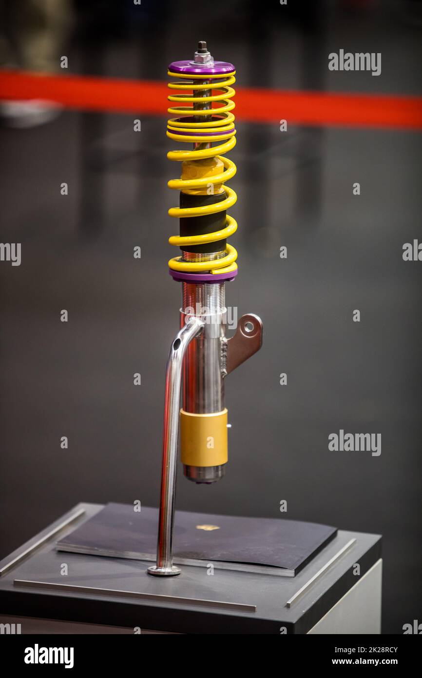 Yellow shock absorber hi-res stock photography and images - Alamy