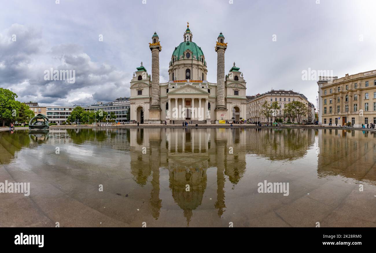 Karlskirche art hi-res stock photography and images - Alamy