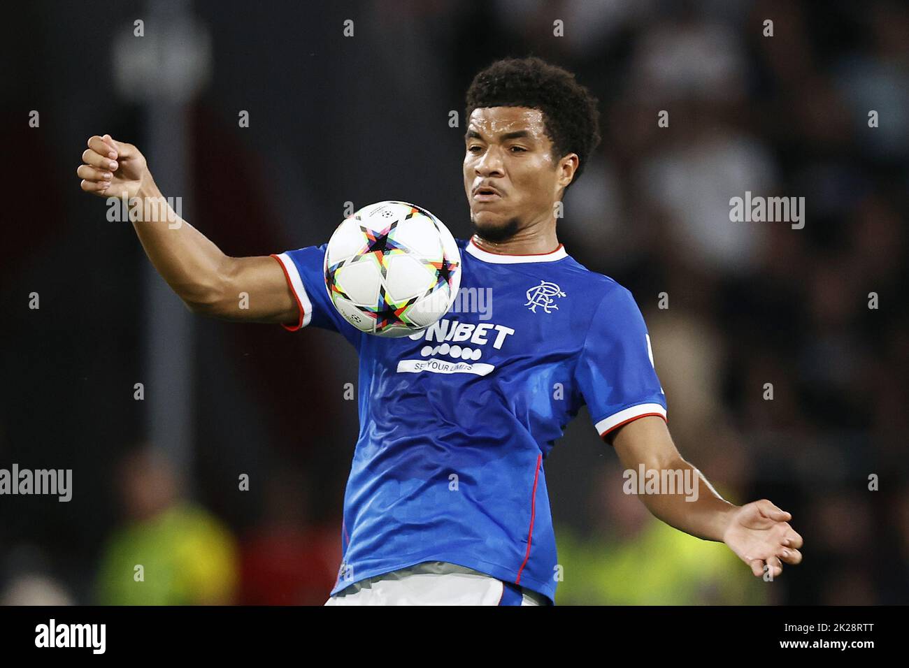 EINDHOVEN - Malik Tillman of Rangers FC during the UEFA Champions ...