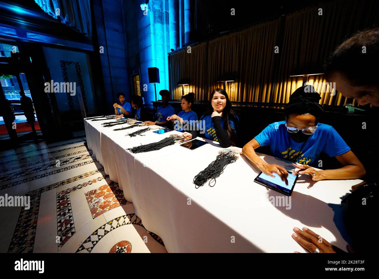 09/19/2022 New York, New York Atmosphere at The Unstoppable Africa Conference, held at Cipriani ...