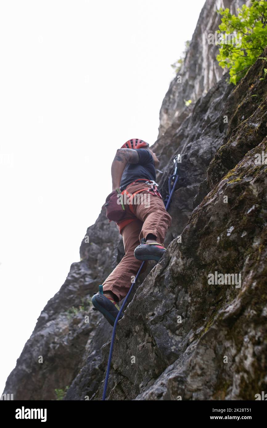 Climbing up hi-res stock photography and images - Alamy