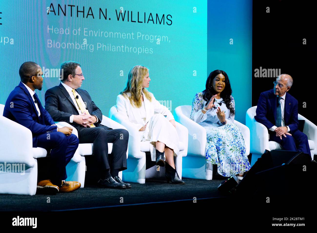 09/19/2022 New York, New York Gyude Moore, Achim Steiner, Antha N ...