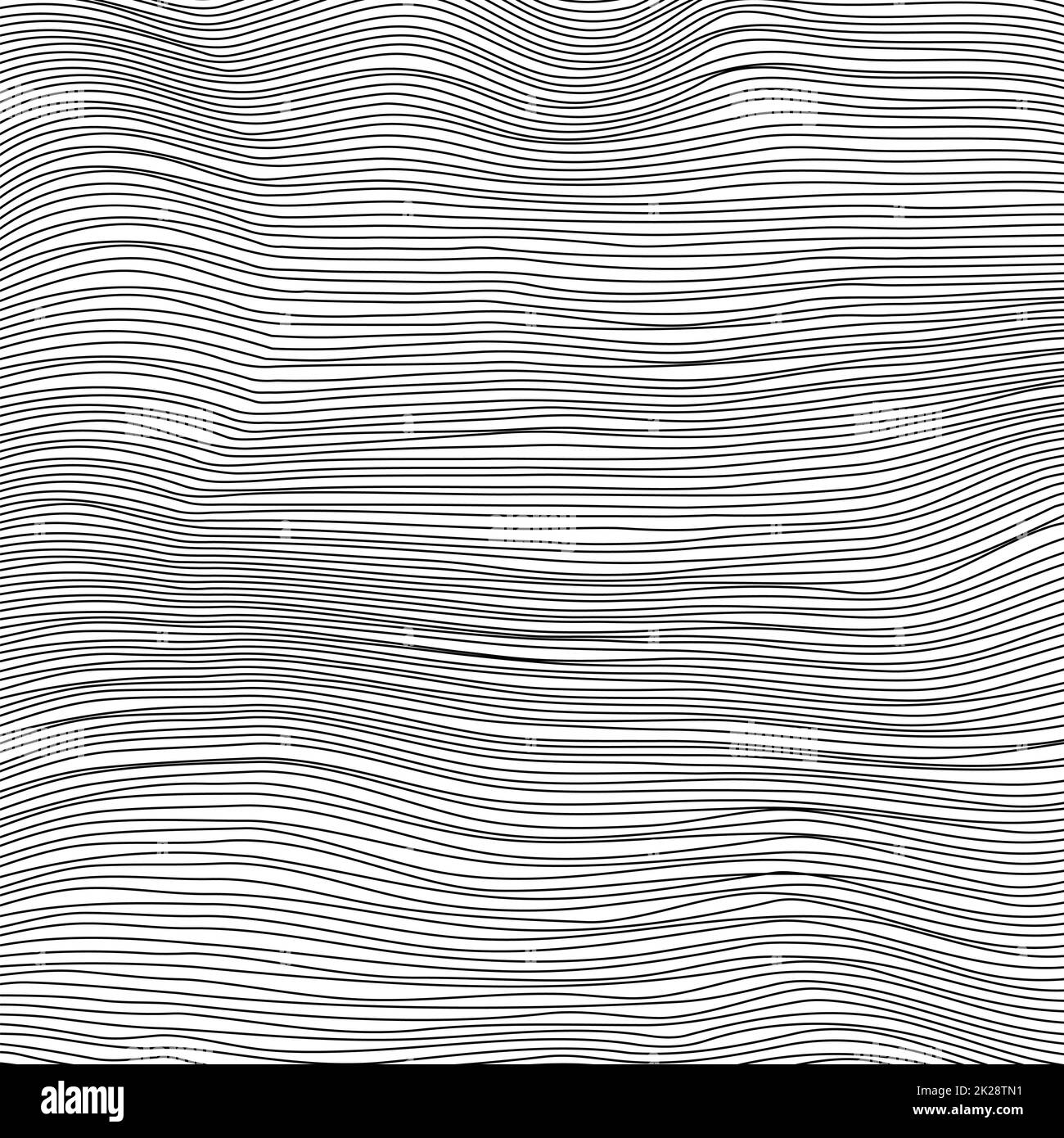 Wave Stripe Background. Grunge Line Textured Pattern Stock Photo - Alamy