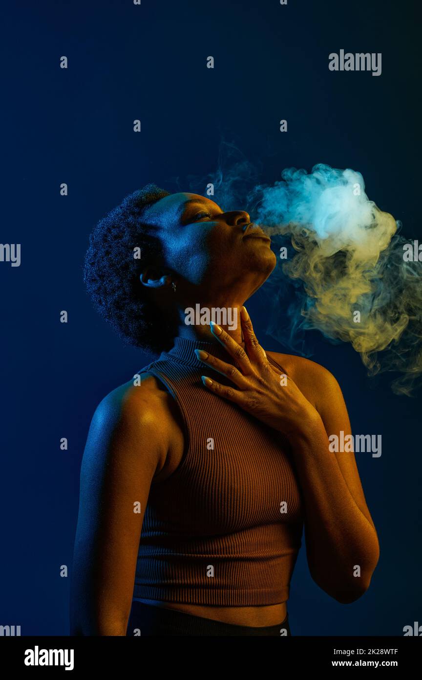 Smoke curls hi-res stock photography and images - Alamy