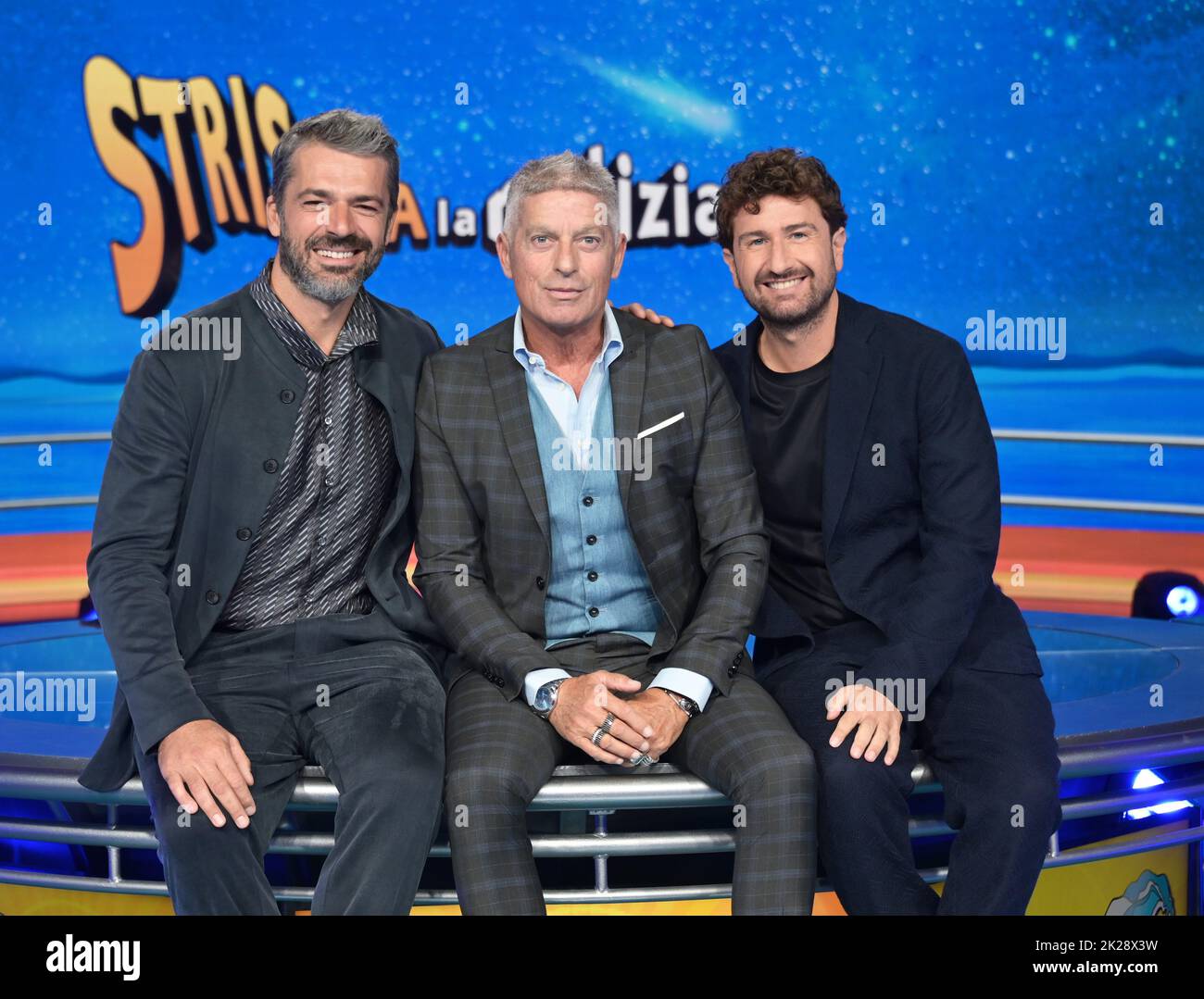 Milan, Italy Striscia la Notizia 2022-2023 presentation of the new edition photocall with the ...