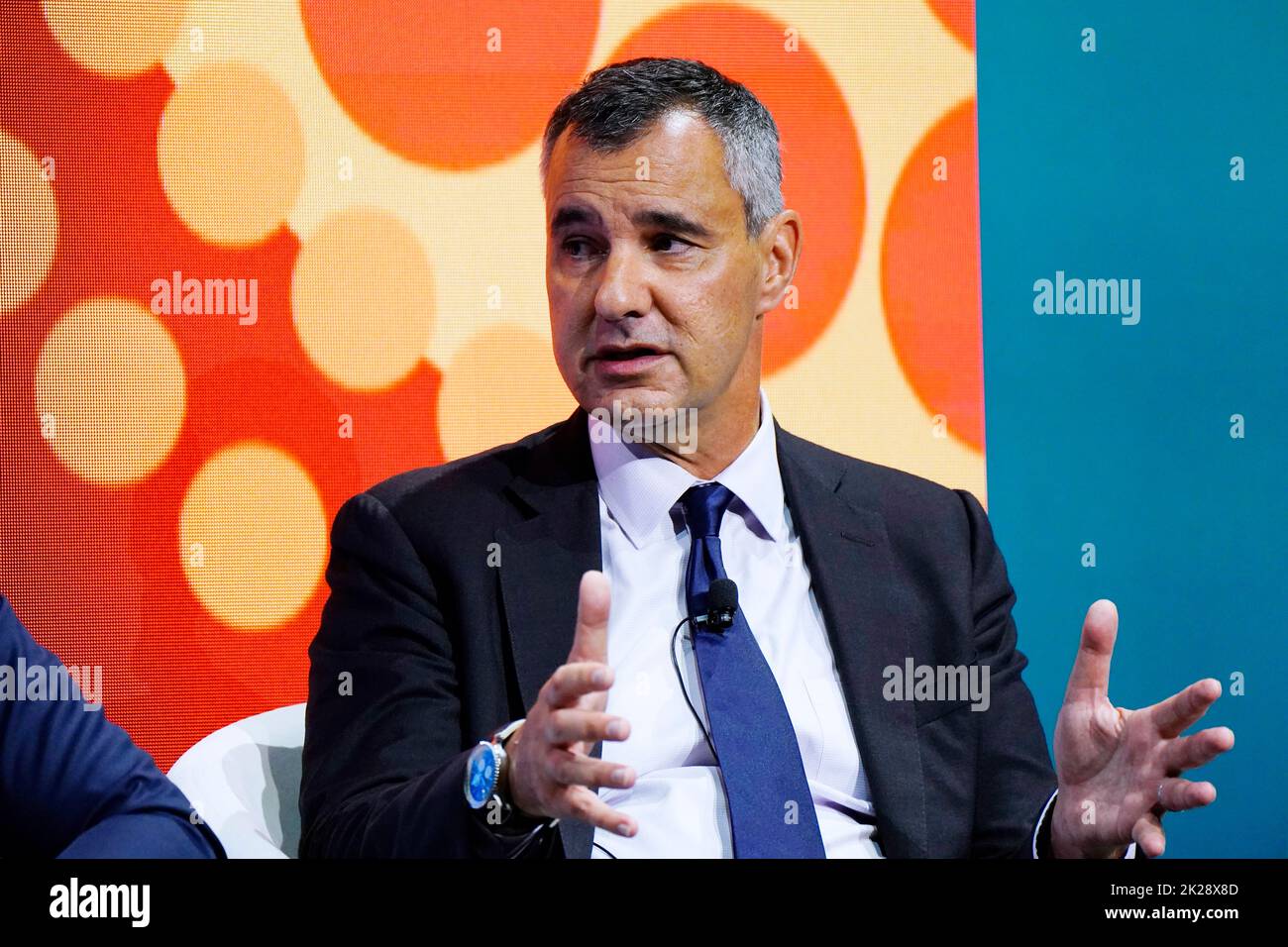 09/19/2022 New York, New York Andre Pienaar speaks onstage at The ...