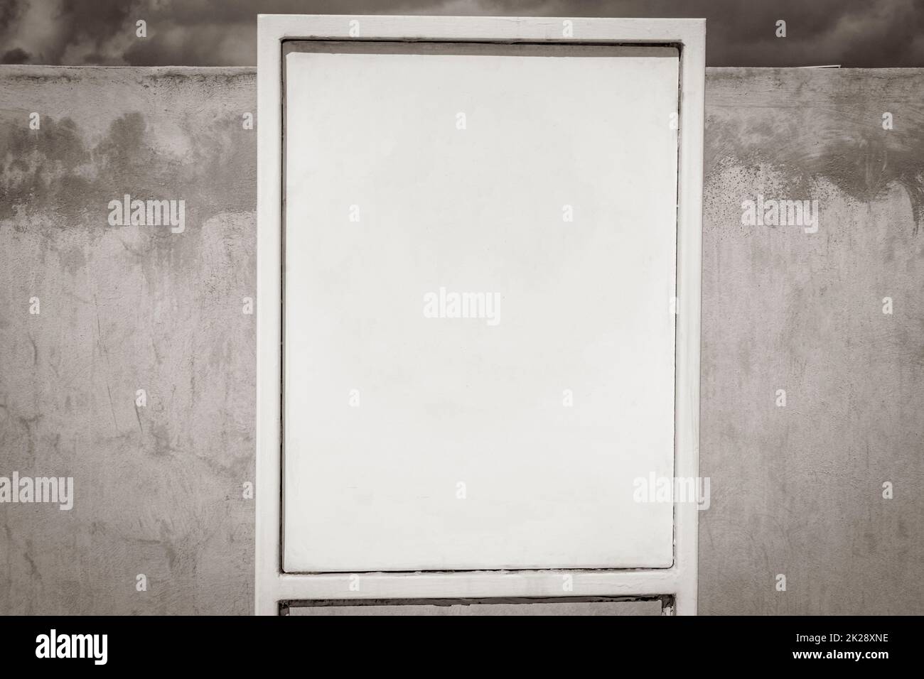 White road sign at highway motorway in Puerto Aventuras Mexico Stock ...