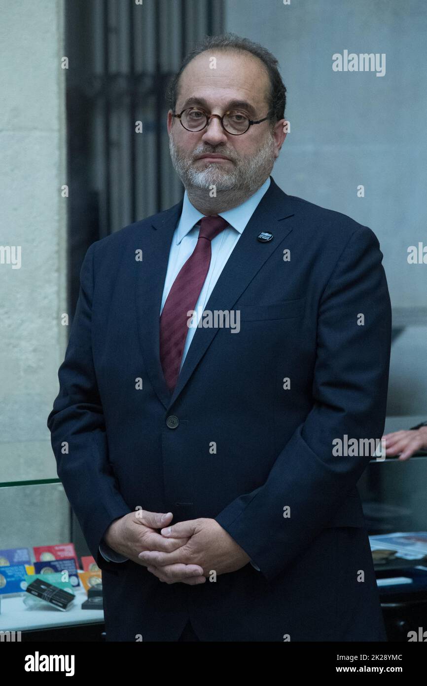 Paris, France, September 22, 2022. Managing Director of Monnaie de ...