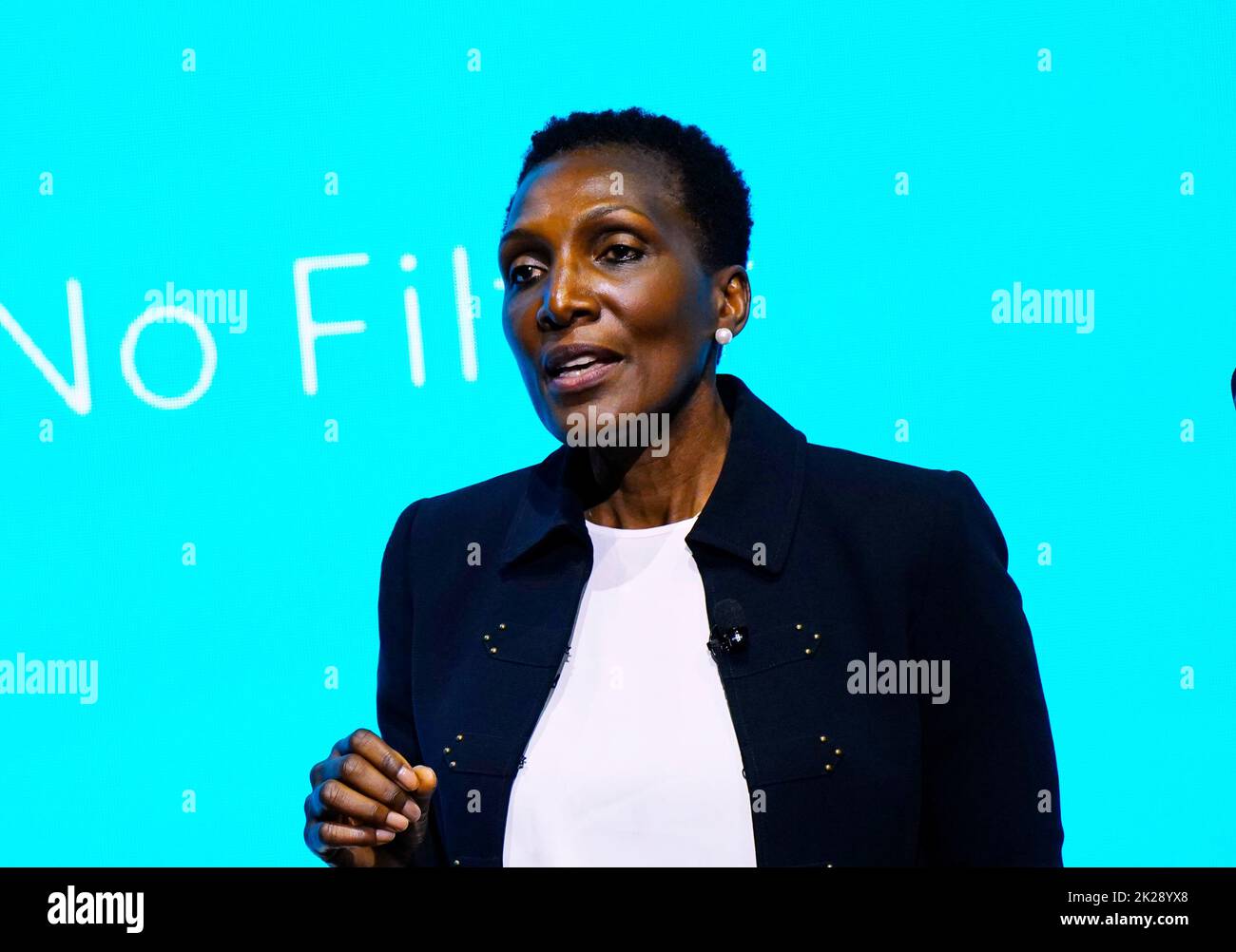 09/19/2022 New York, New York Moky Makura speaks onstage at The ...