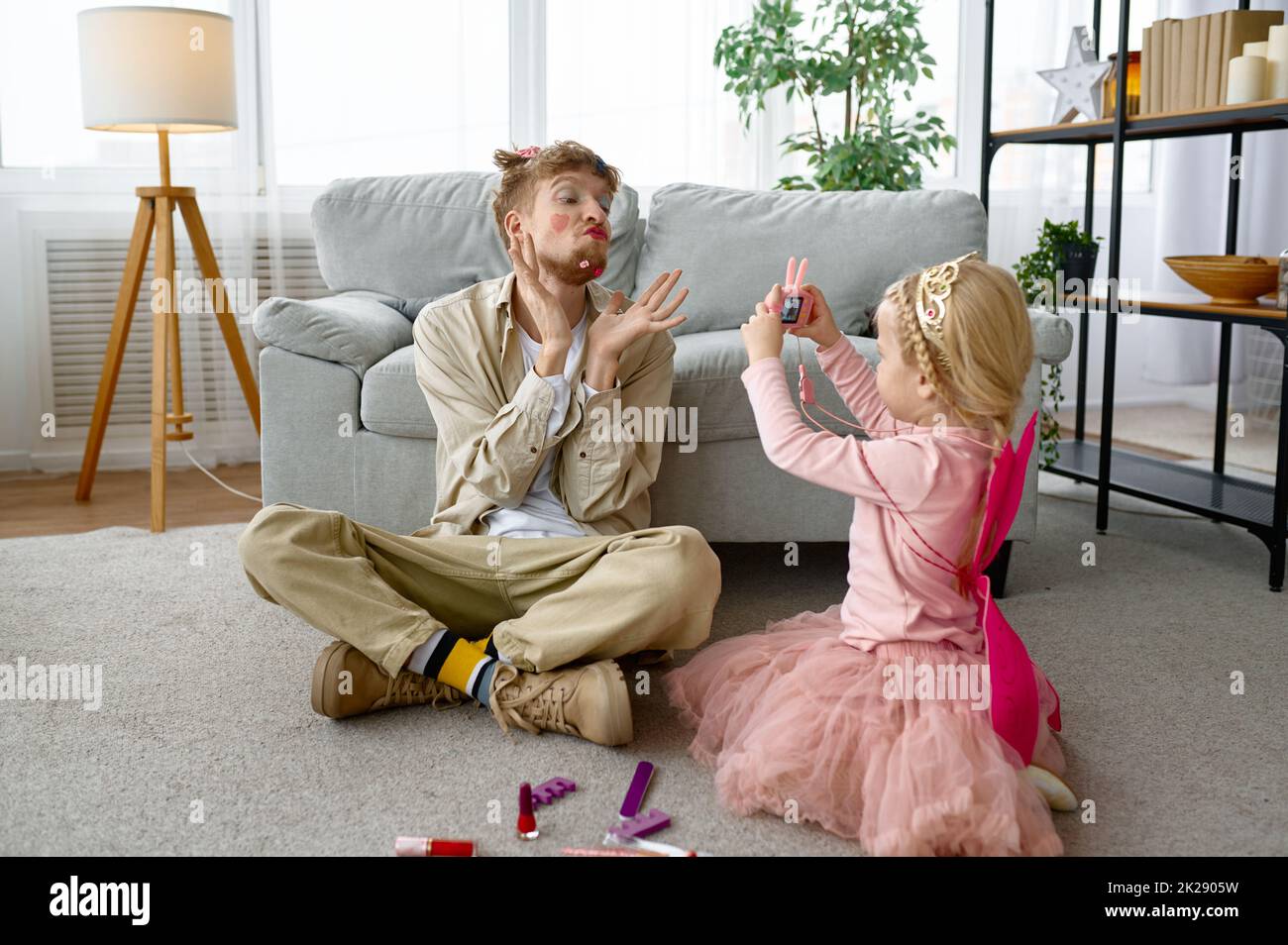 Funny makeup hi-res stock photography and images - Alamy