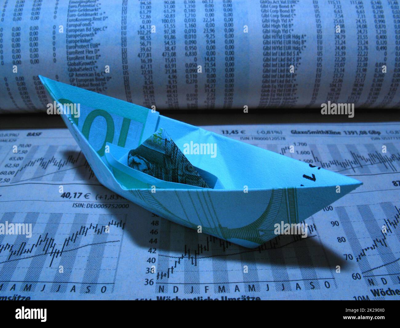 Symbolic picture on the subject of economy, bank and stock market and ...