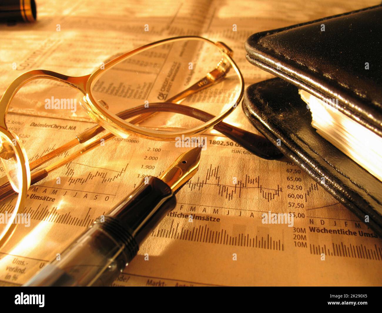 Symbolic picture on the subject of economy, bank and stock market and ...