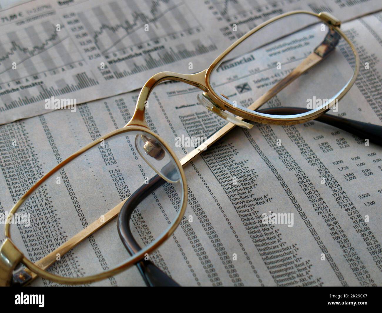 Symbolic picture on the subject of economy, bank and stock market and ...