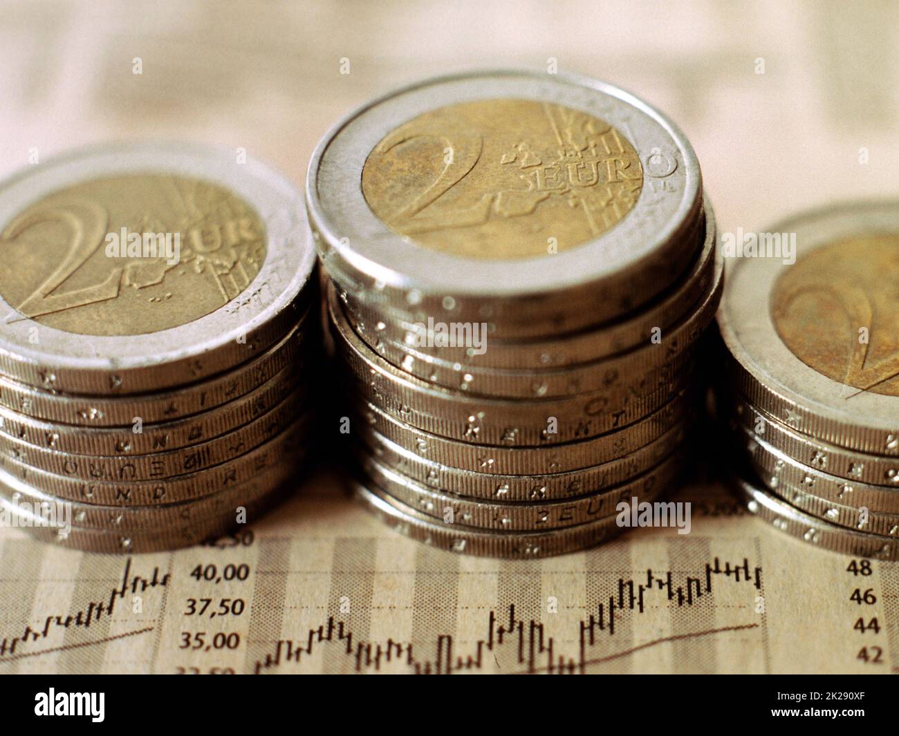 Symbolic picture on the subject of economy, bank and stock market and ...