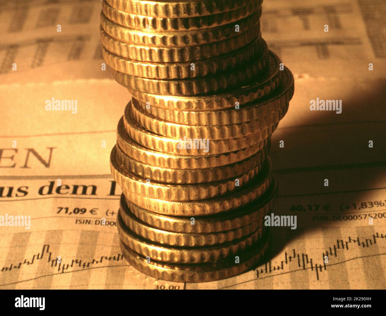 Symbolic picture on the subject of economy, bank and stock market and ...