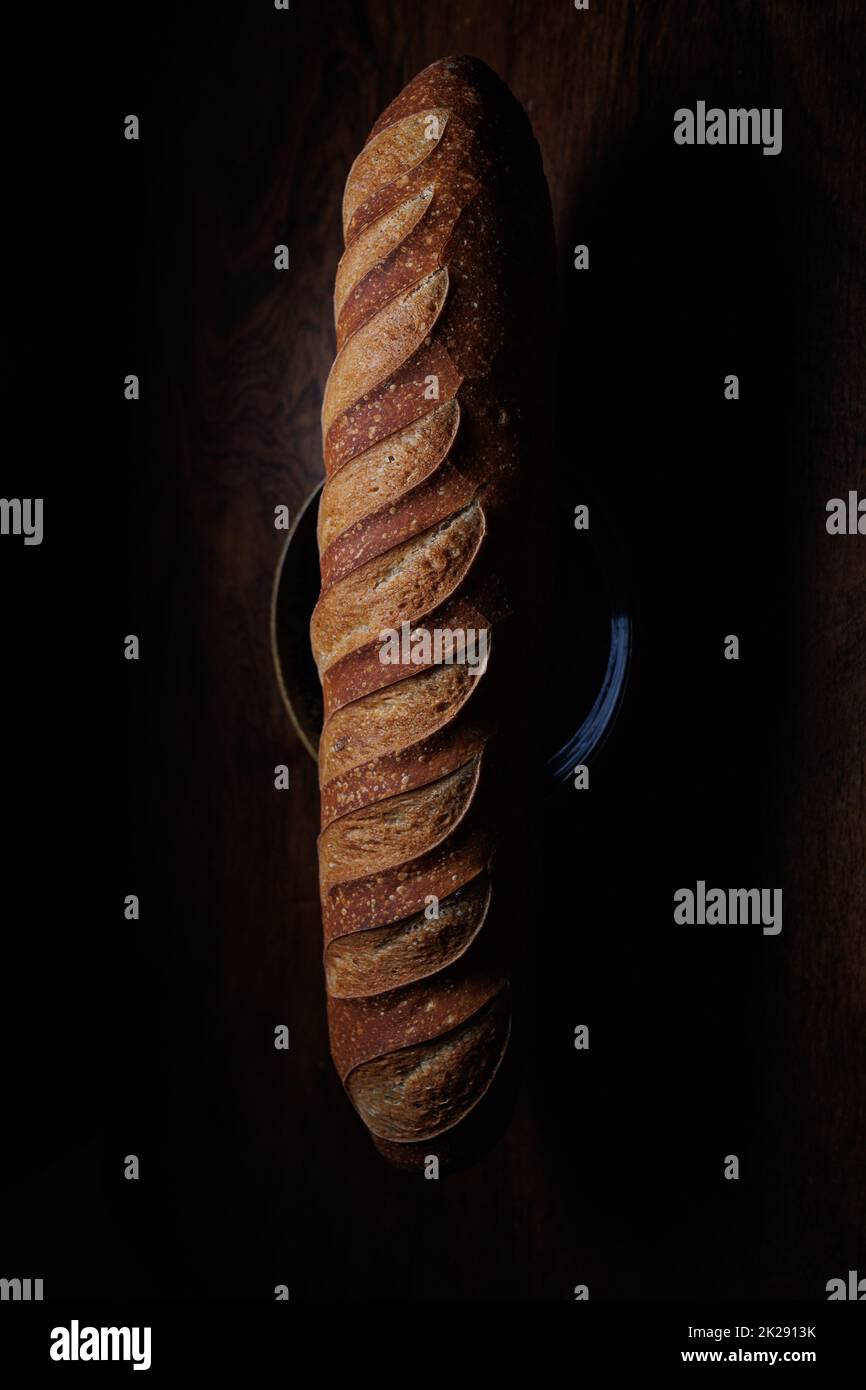 Baguette french bread black hi-res stock photography and images - Alamy