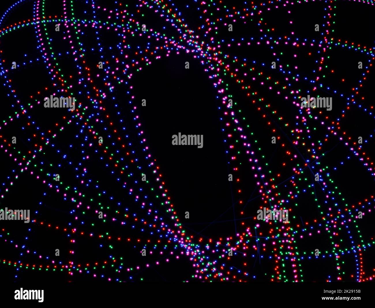 spectacular colored lights with geometric shapes special effects Stock ...